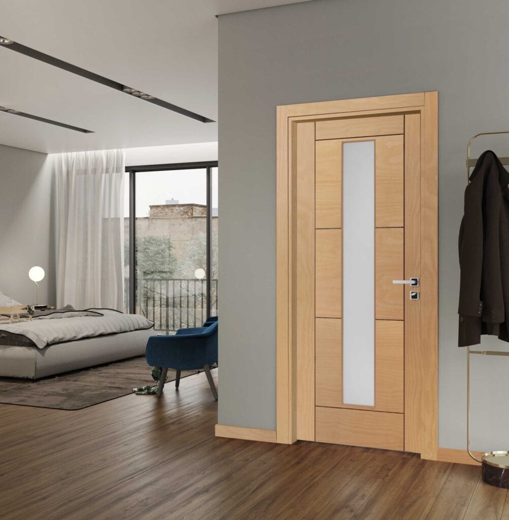 Porta de Interior Freixo - Modelo 308 - Beiraportal - Produtos de Madeira